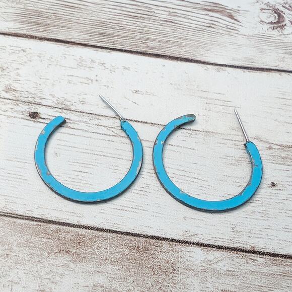 Vintage | Jewelry | Vintage Earrings For Pierced Ears Light Bright Blue ...